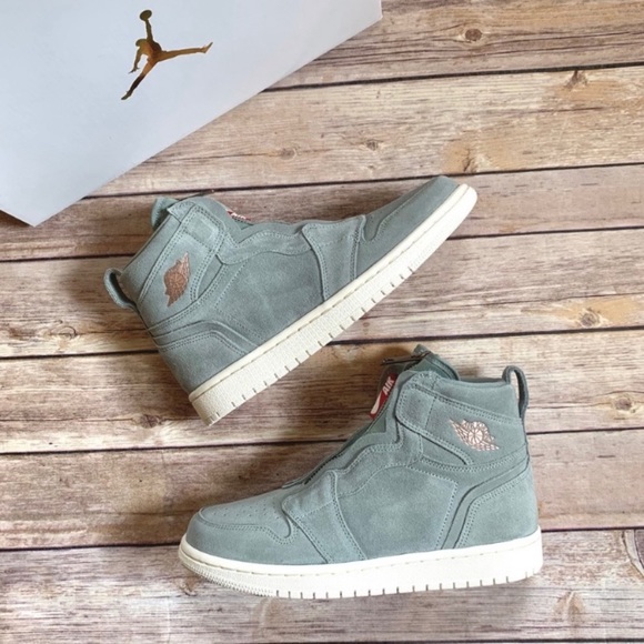 Nike | Shoes | Nike Air Jordan Retro High Zip In Mica Green | Poshmark